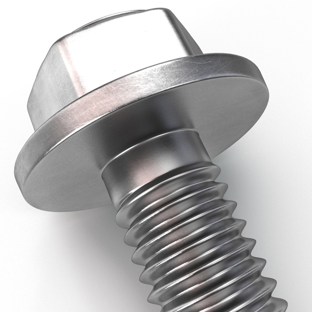 hex head flange bolt 3ds