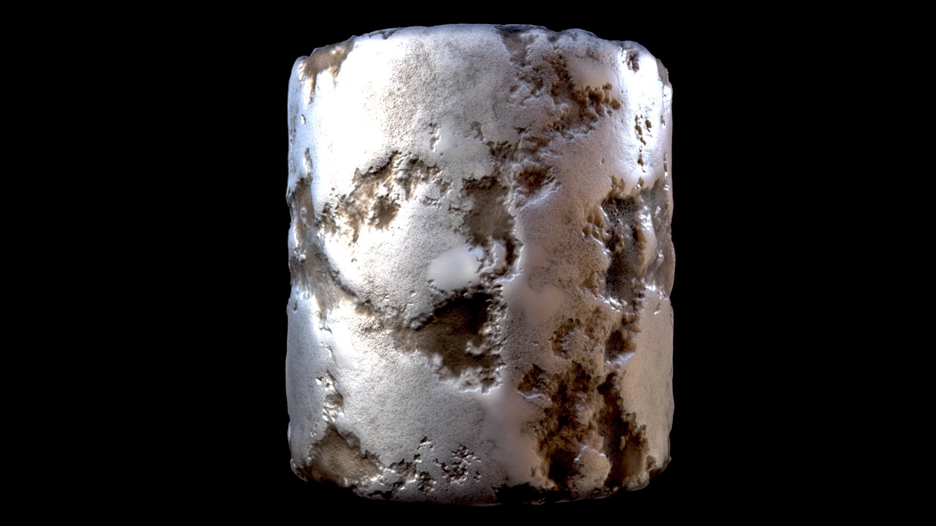 3D Silver Nugget Substance PBR Material And Textures Model - TurboSquid ...