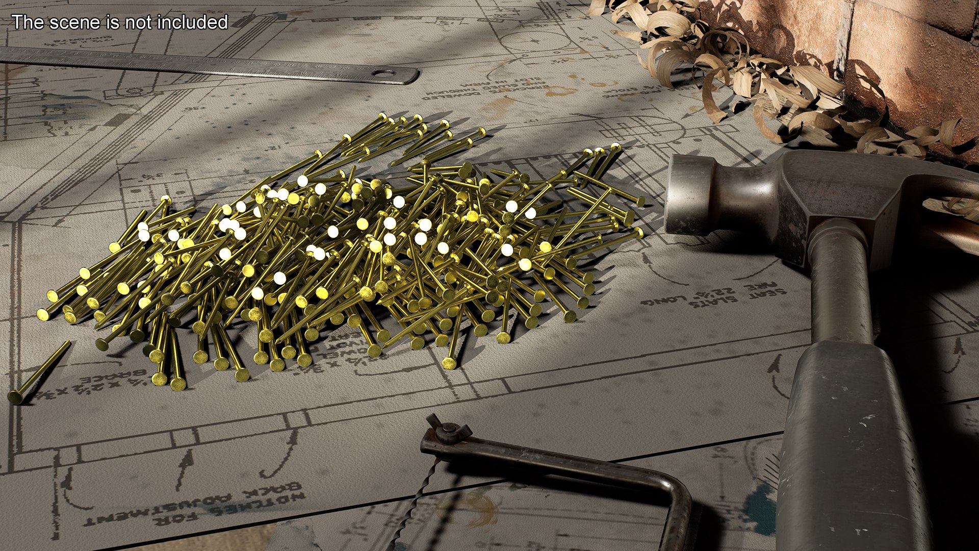 3D Model Sinker Nails - TurboSquid 2059869