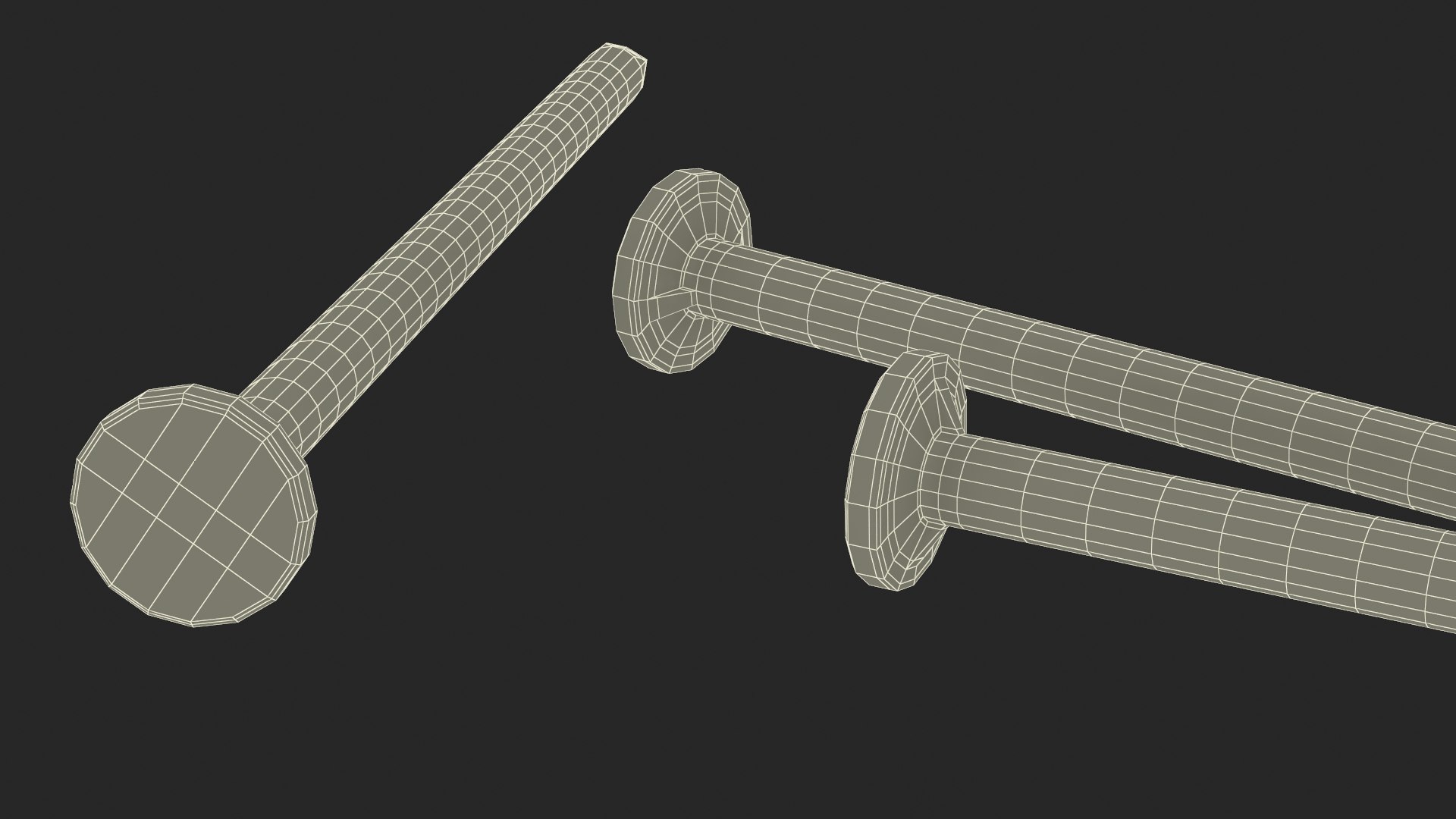 3D Model Sinker Nails - TurboSquid 2059869