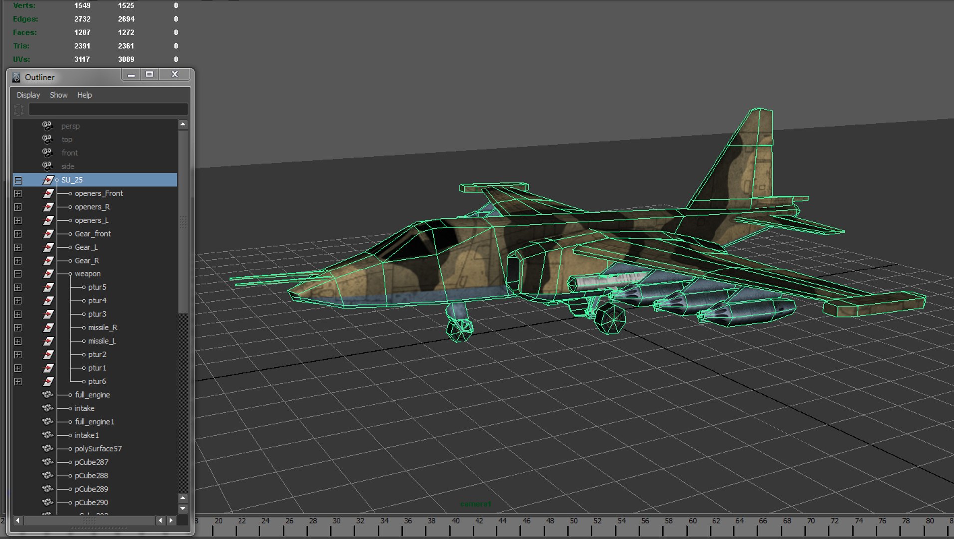 obj su-25 bomber