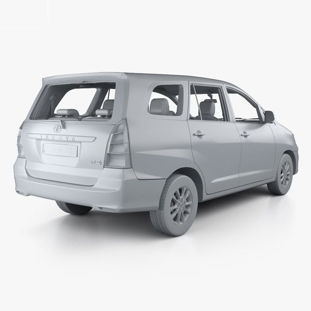3D toyota innova 2011 model - TurboSquid 1626050
