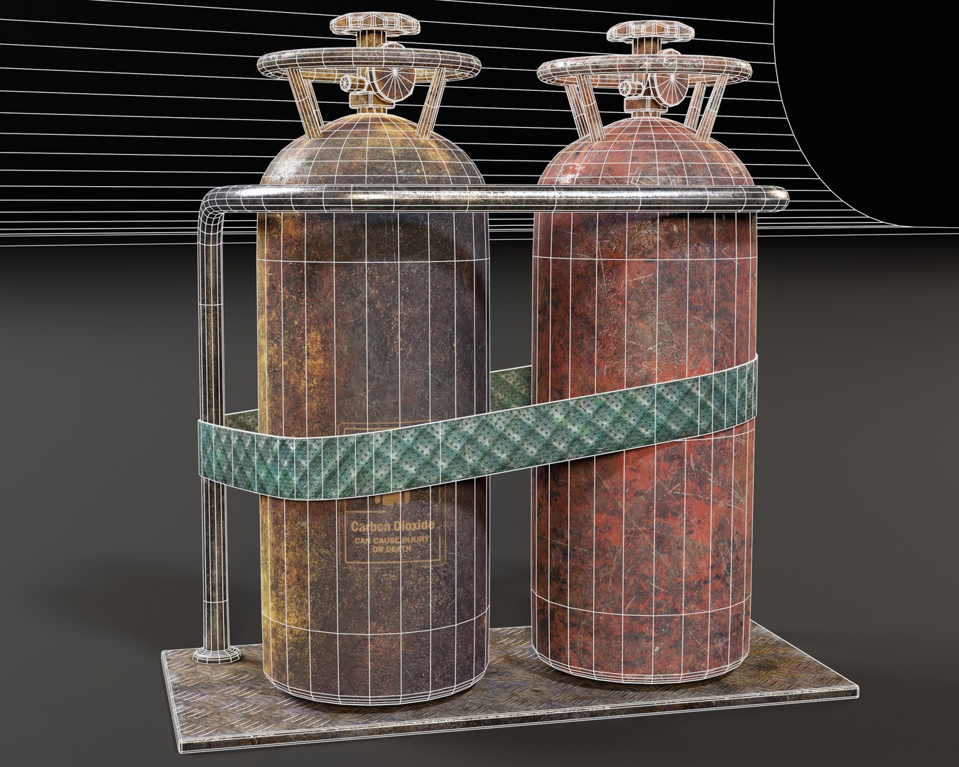 3D Sci-Fi C02 Canisters - TurboSquid 2357562