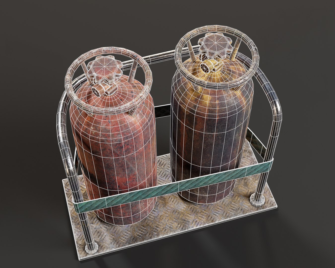 3D Sci-Fi C02 Canisters - TurboSquid 2357562
