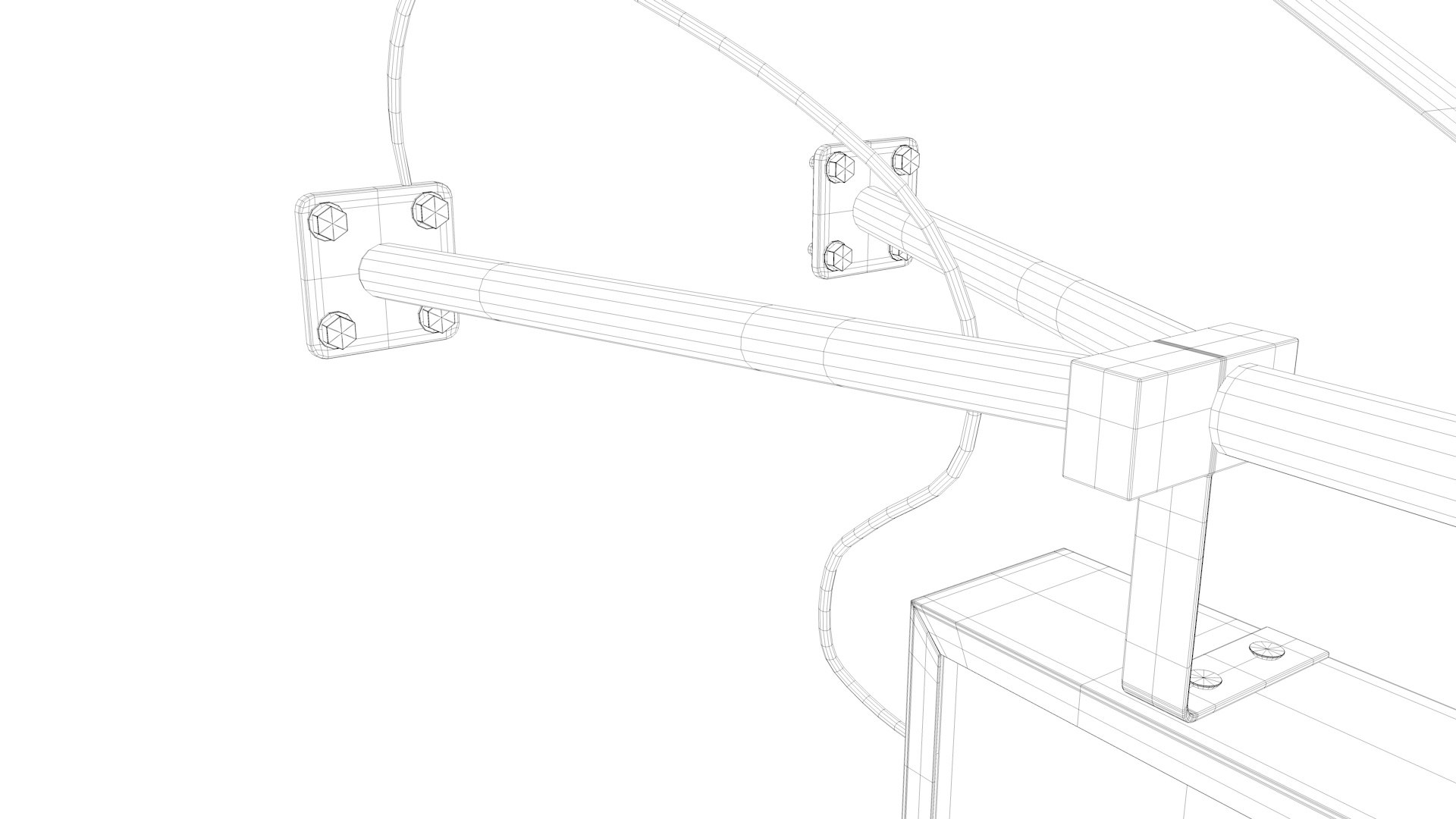 Double-sided Hanging Billboard Model - TurboSquid 2289801