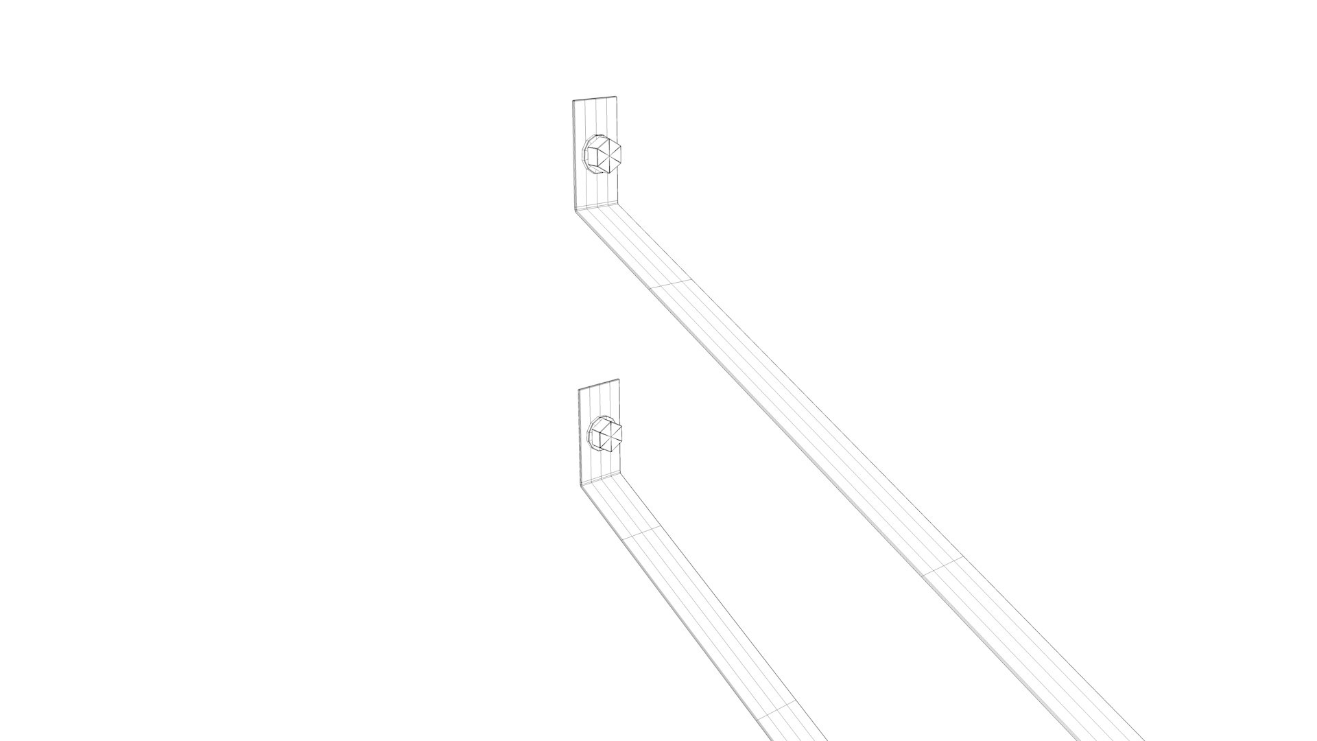 Double-sided Hanging Billboard Model - TurboSquid 2289801