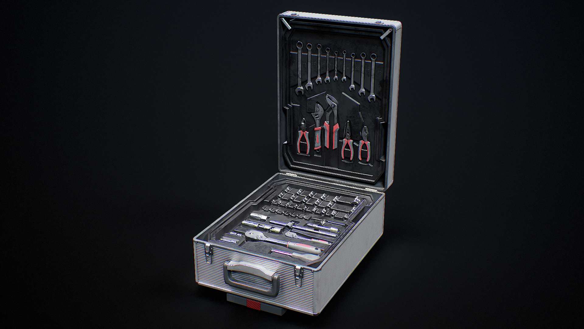 3D Toolbox With Equipment PBR Model - TurboSquid 2012305