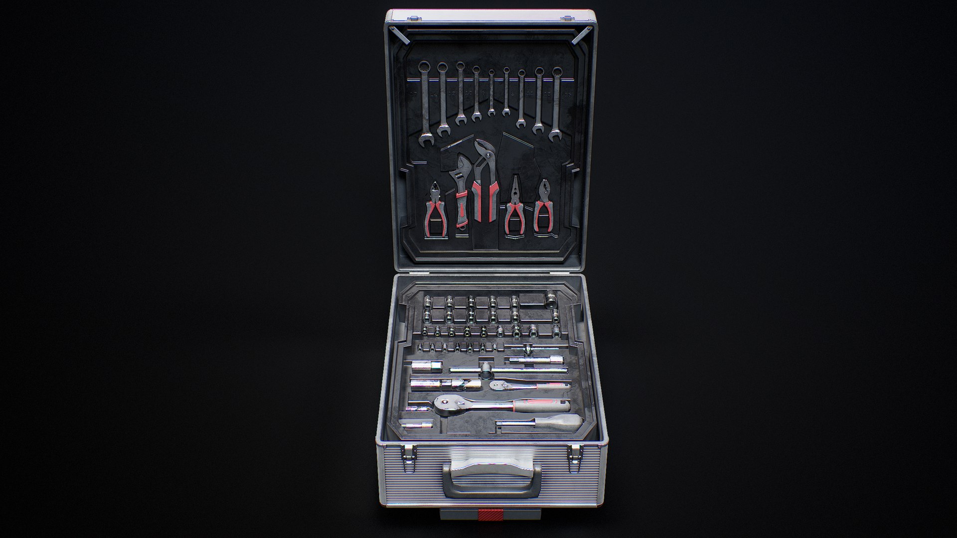 3D Toolbox With Equipment PBR Model - TurboSquid 2012305