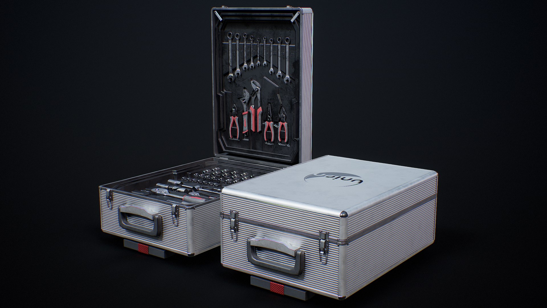3D Toolbox With Equipment PBR Model - TurboSquid 2012305