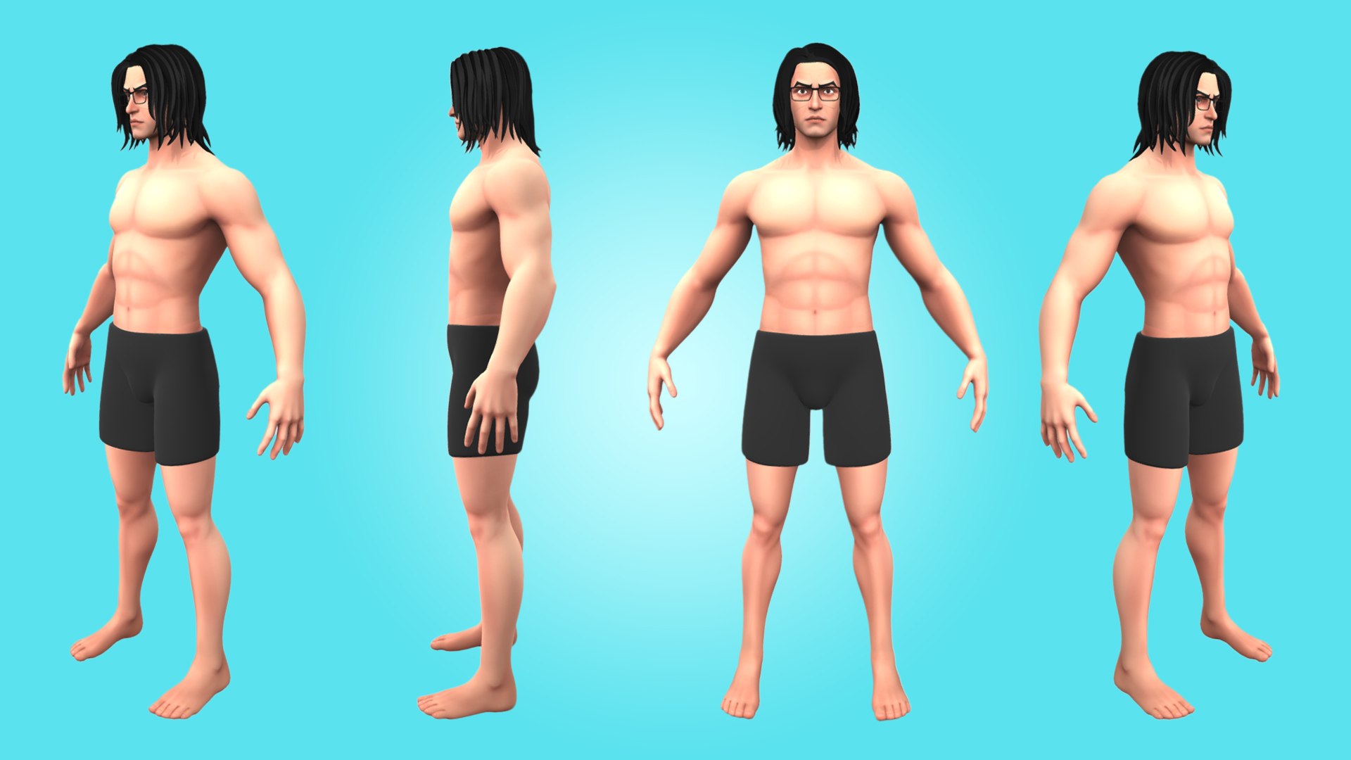 Willy - Male Base Mesh - Cartoon Character Model - TurboSquid 2096785