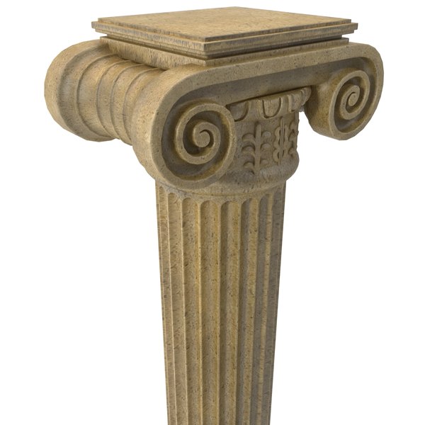 ionic column 3d model