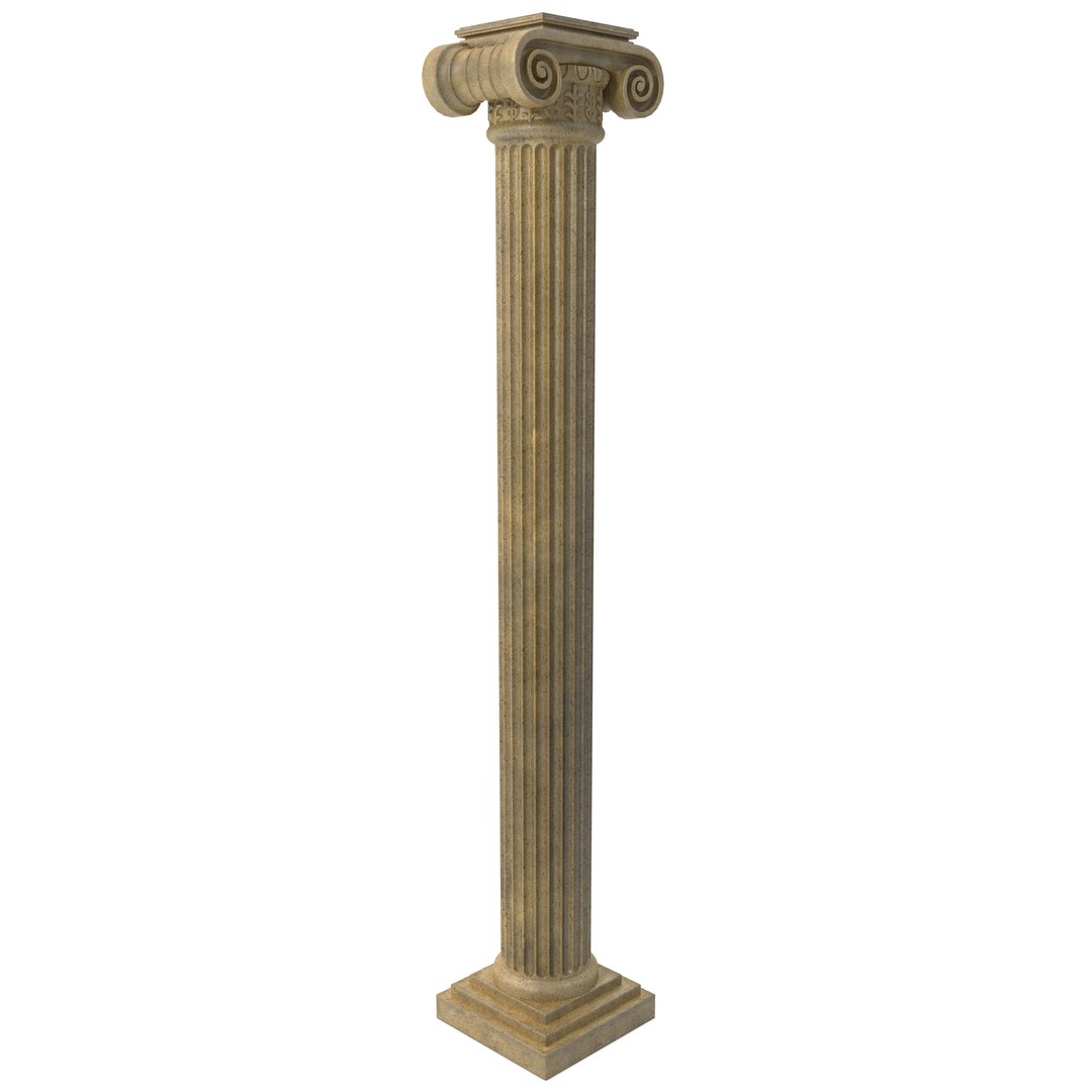 Ionic Column 3d Model
