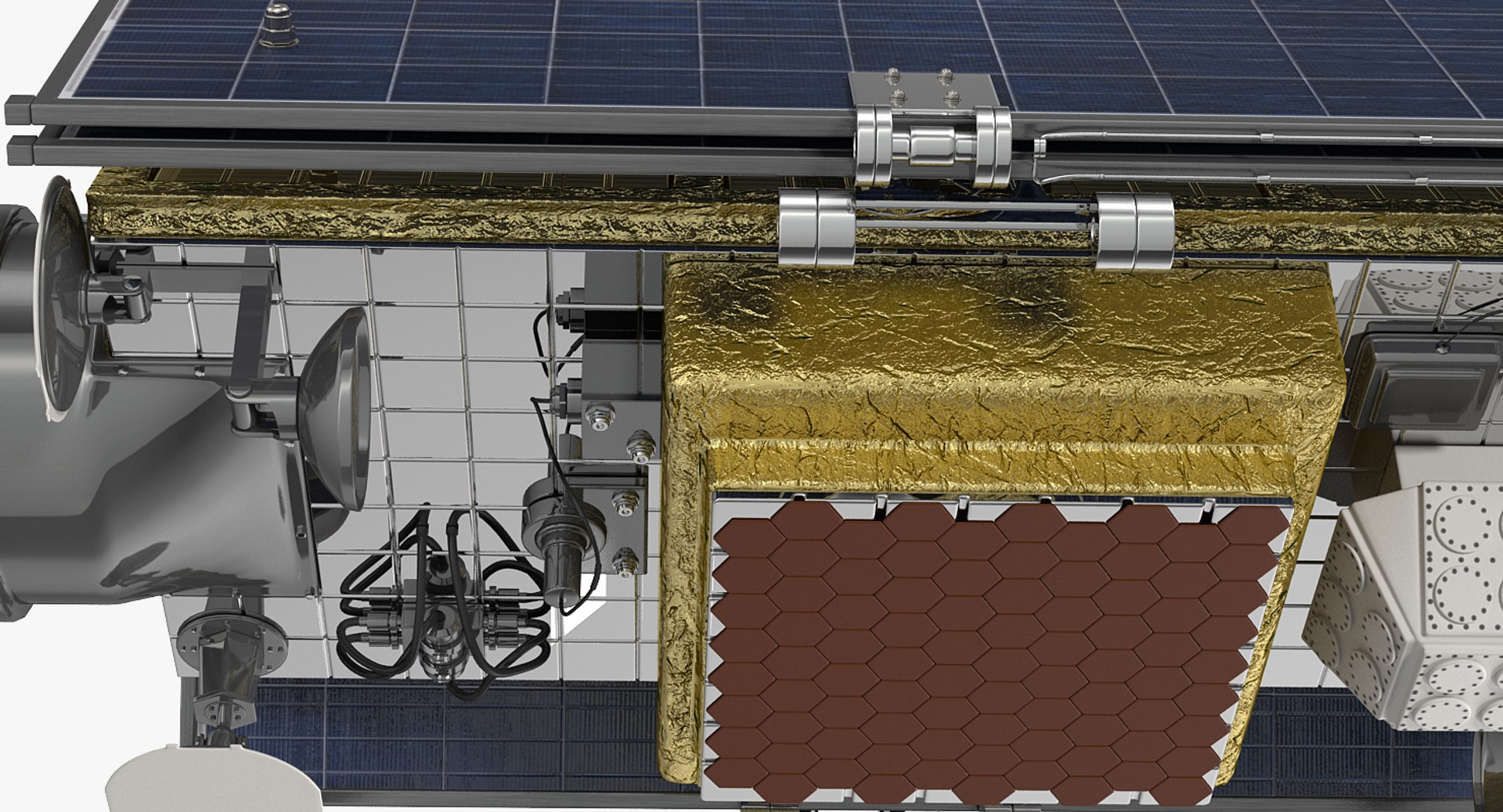 Satellite Collapsed Solar Panels 3D Model - TurboSquid 1235664