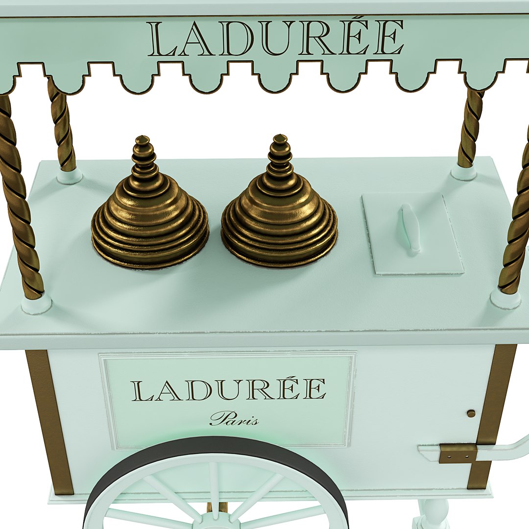 Laduree Card 3d Model