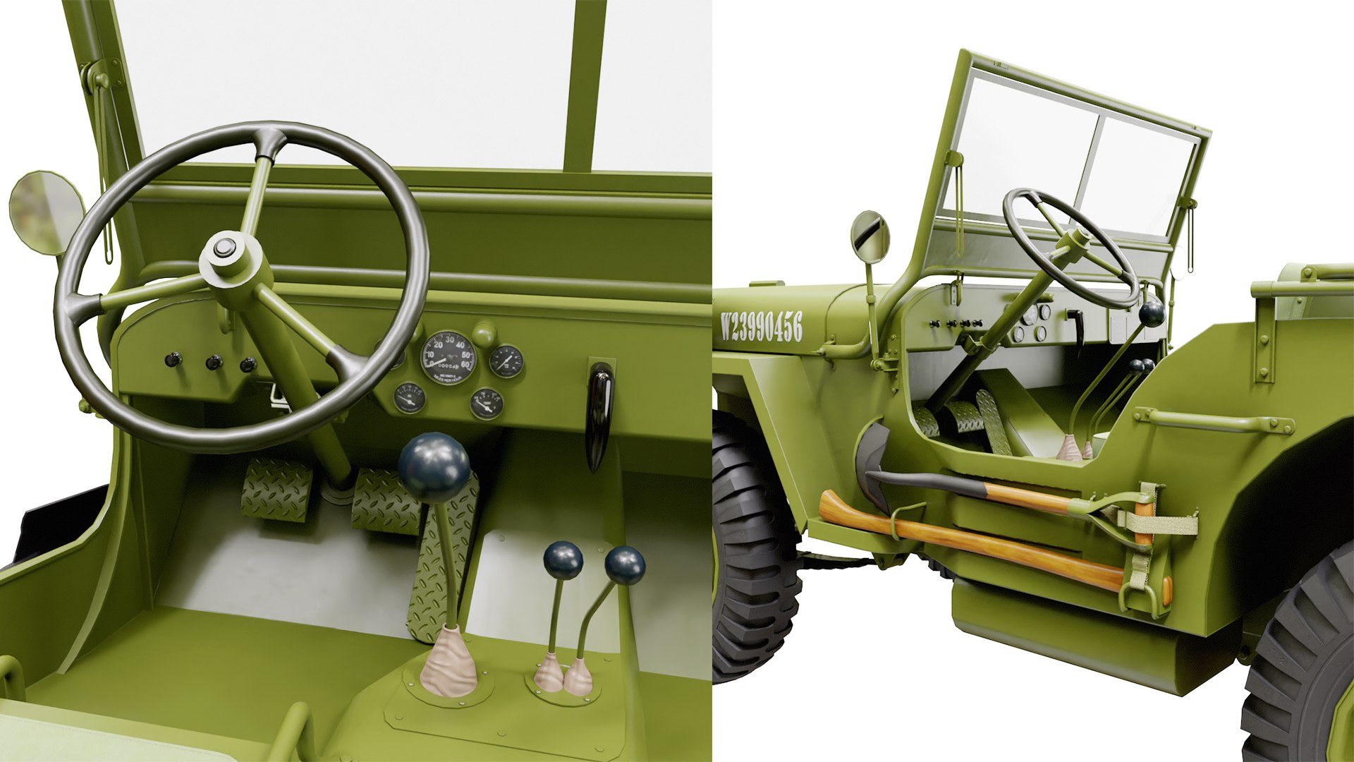 Willys Jeep 3d Model 3D Model - TurboSquid 2181738