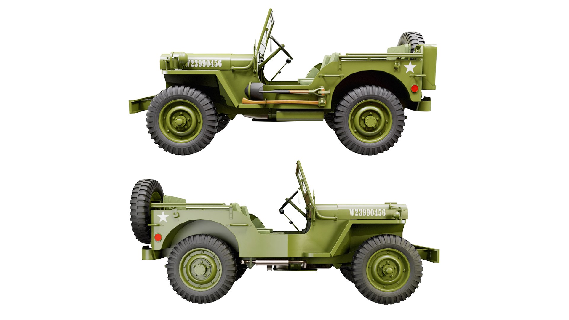 Willys Jeep 3d Model 3D Model - TurboSquid 2181738