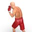 Boxer Man Pose 3 3d Model