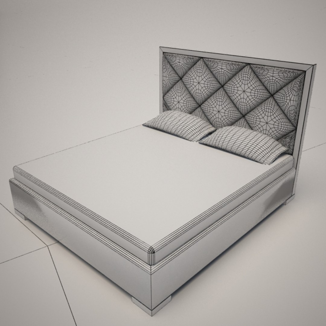 3d Cattelan Italia Patrick Bed Model