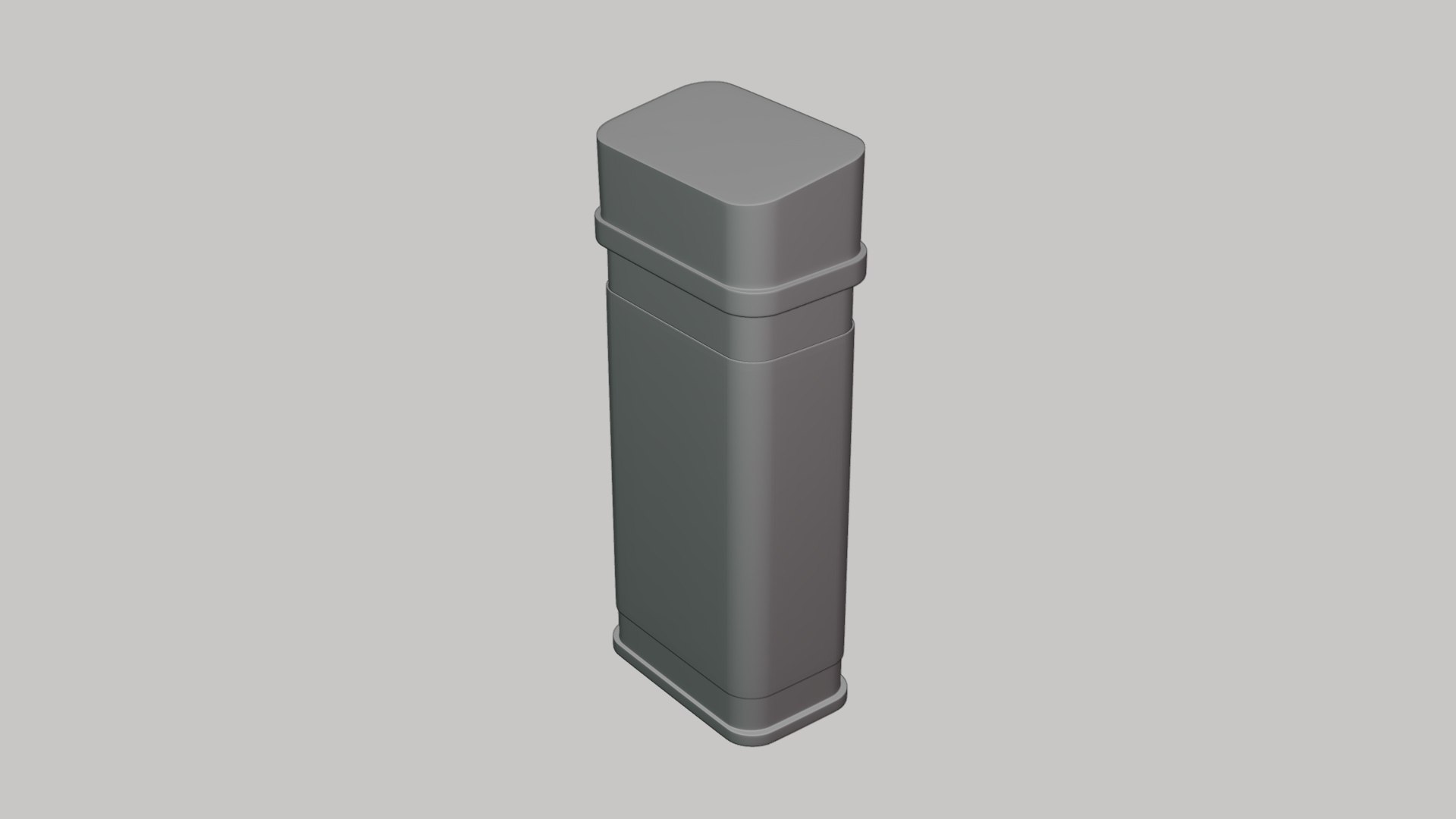 Pill Can Box - Geometry Only No Textures No Materials 3D - TurboSquid ...