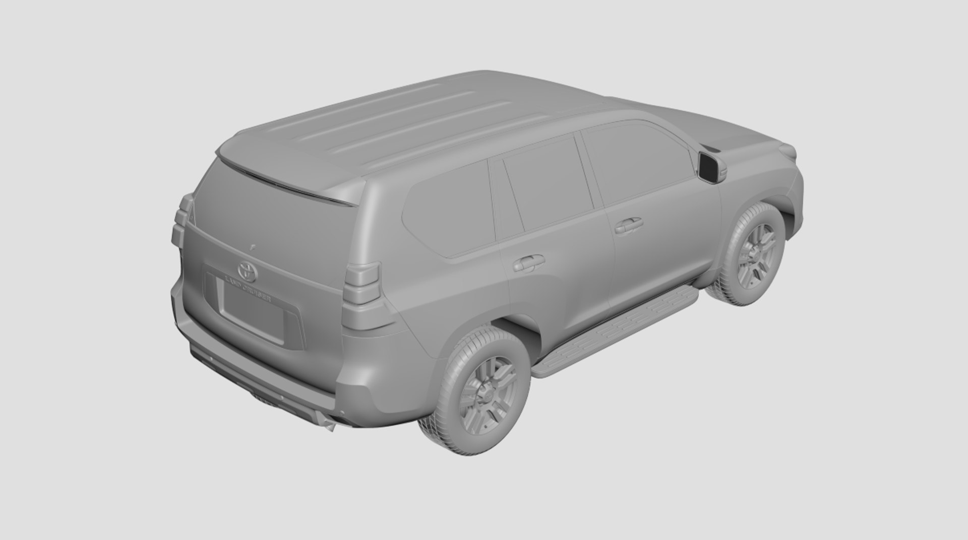 Toyota Land Cruiser 3d Model