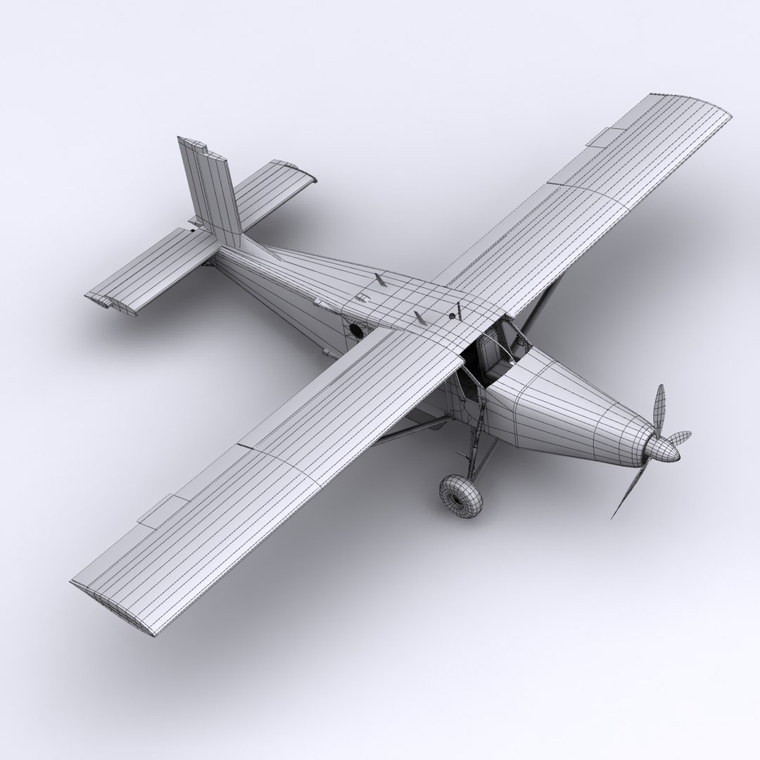 pc-6 aircraft pilatus porter 3d model