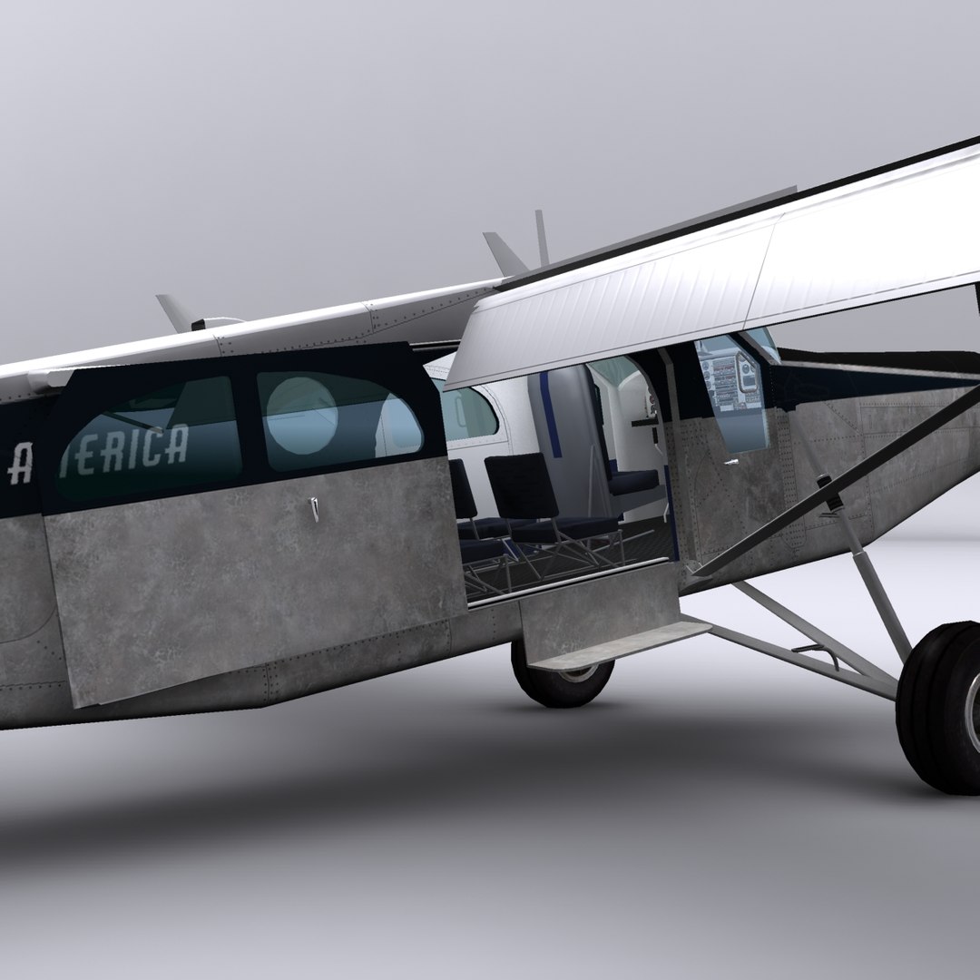 pc-6 aircraft pilatus porter 3d model