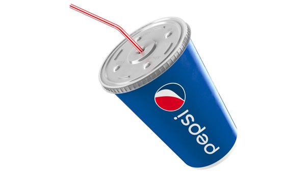 Pepsi Soda Cup With Straw