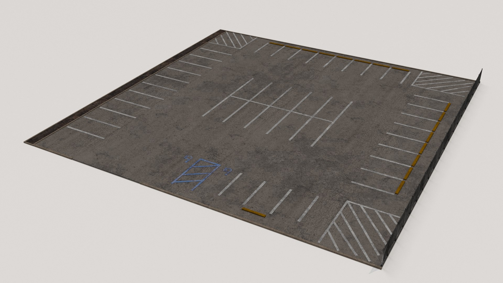 3D Parking Area Model - TurboSquid 2058371