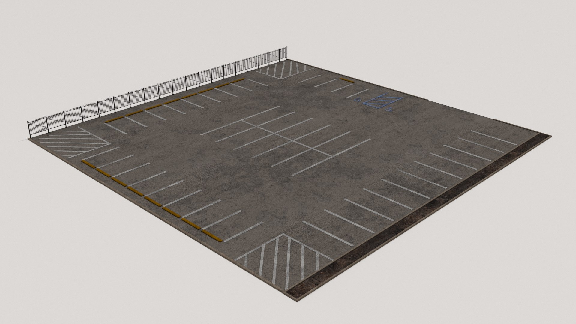 3D Parking Area Model - TurboSquid 2058371