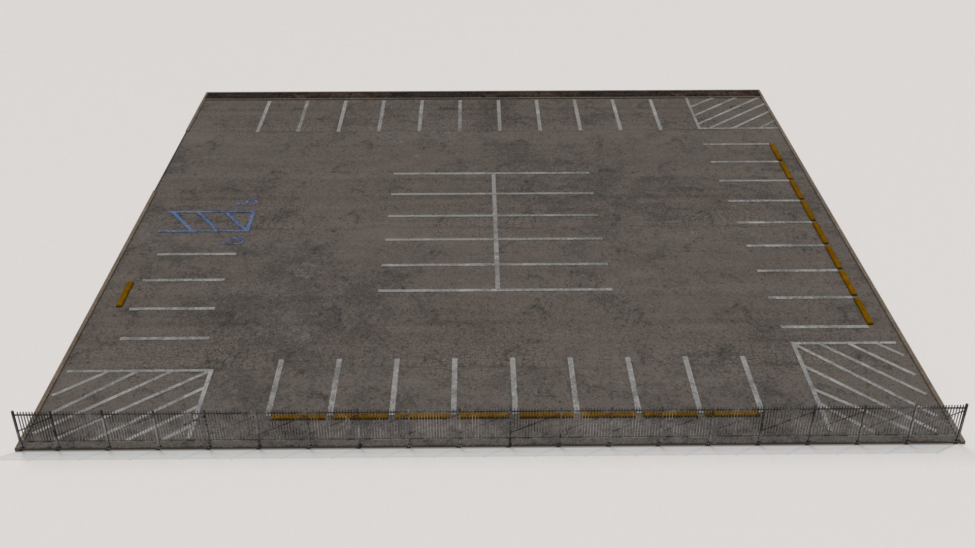 3D Parking Area Model - TurboSquid 2058371