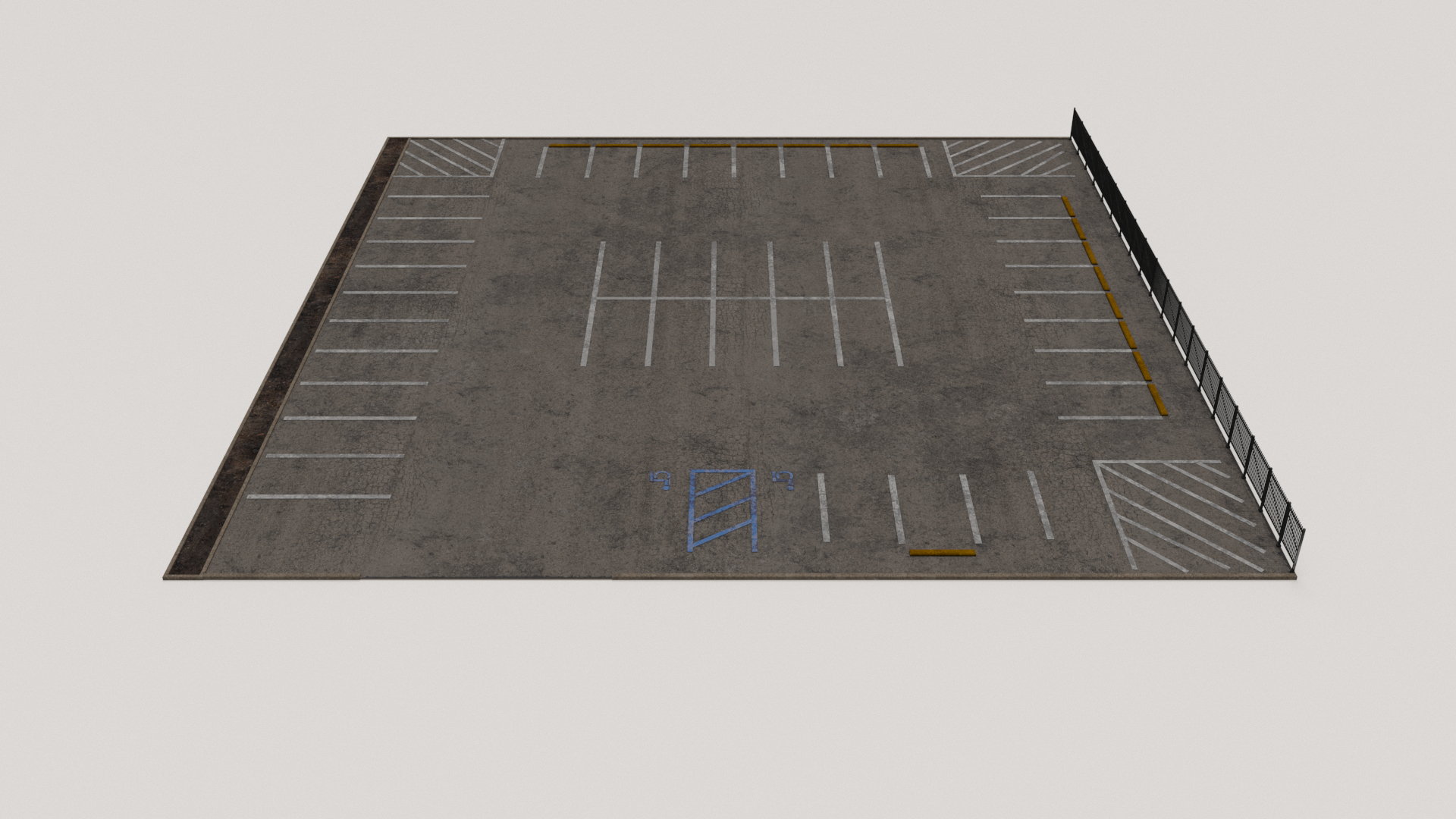 3D Parking Area Model - TurboSquid 2058371