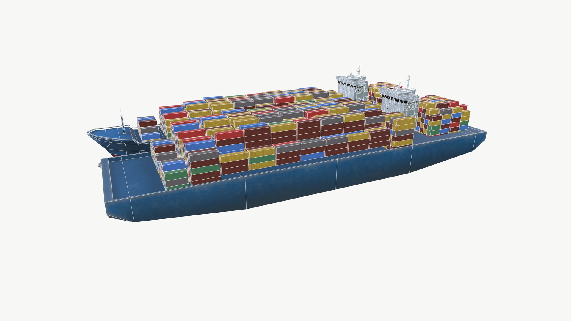 Cargo Ships 3D Model - TurboSquid 2276396