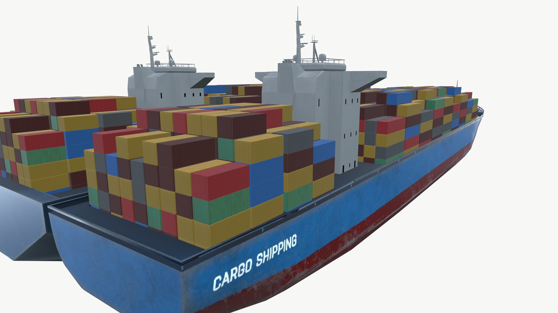 Cargo Ships 3D Model - TurboSquid 2276396