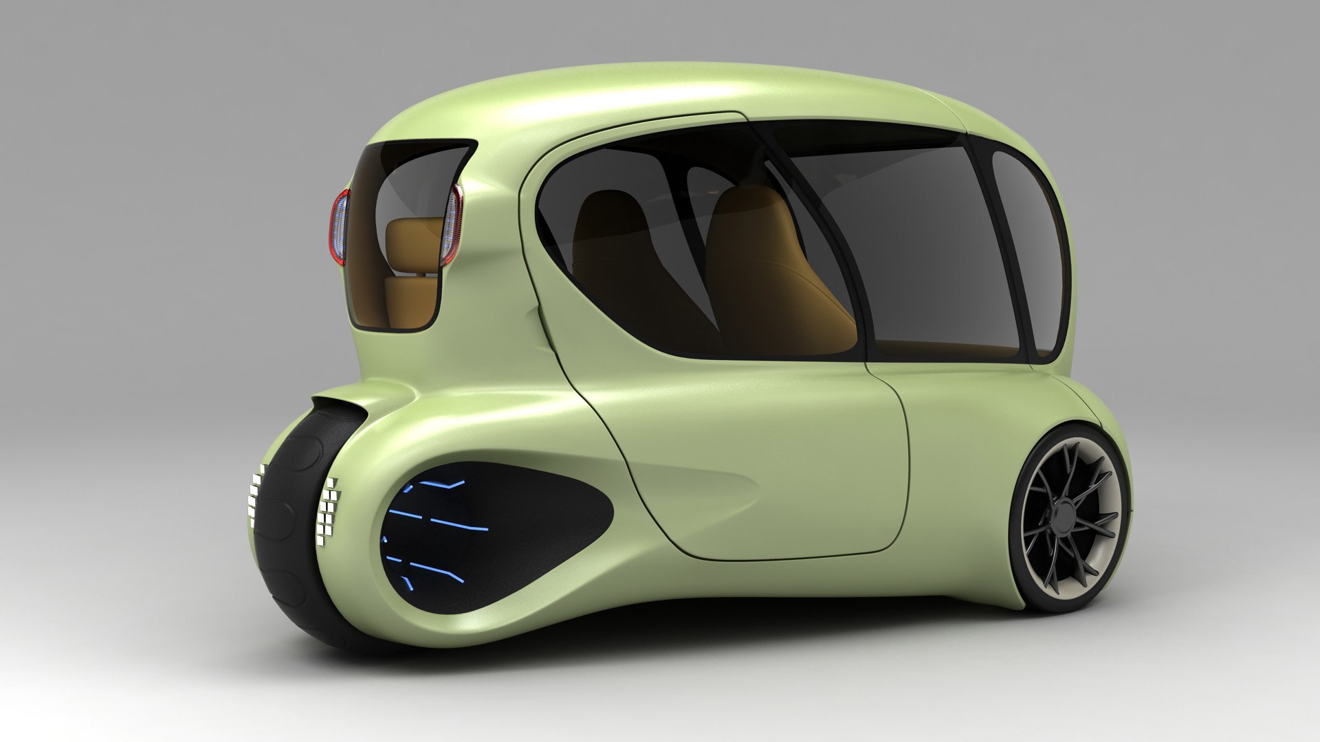 Bemo Tricycle Car 3D Model - TurboSquid 1437877