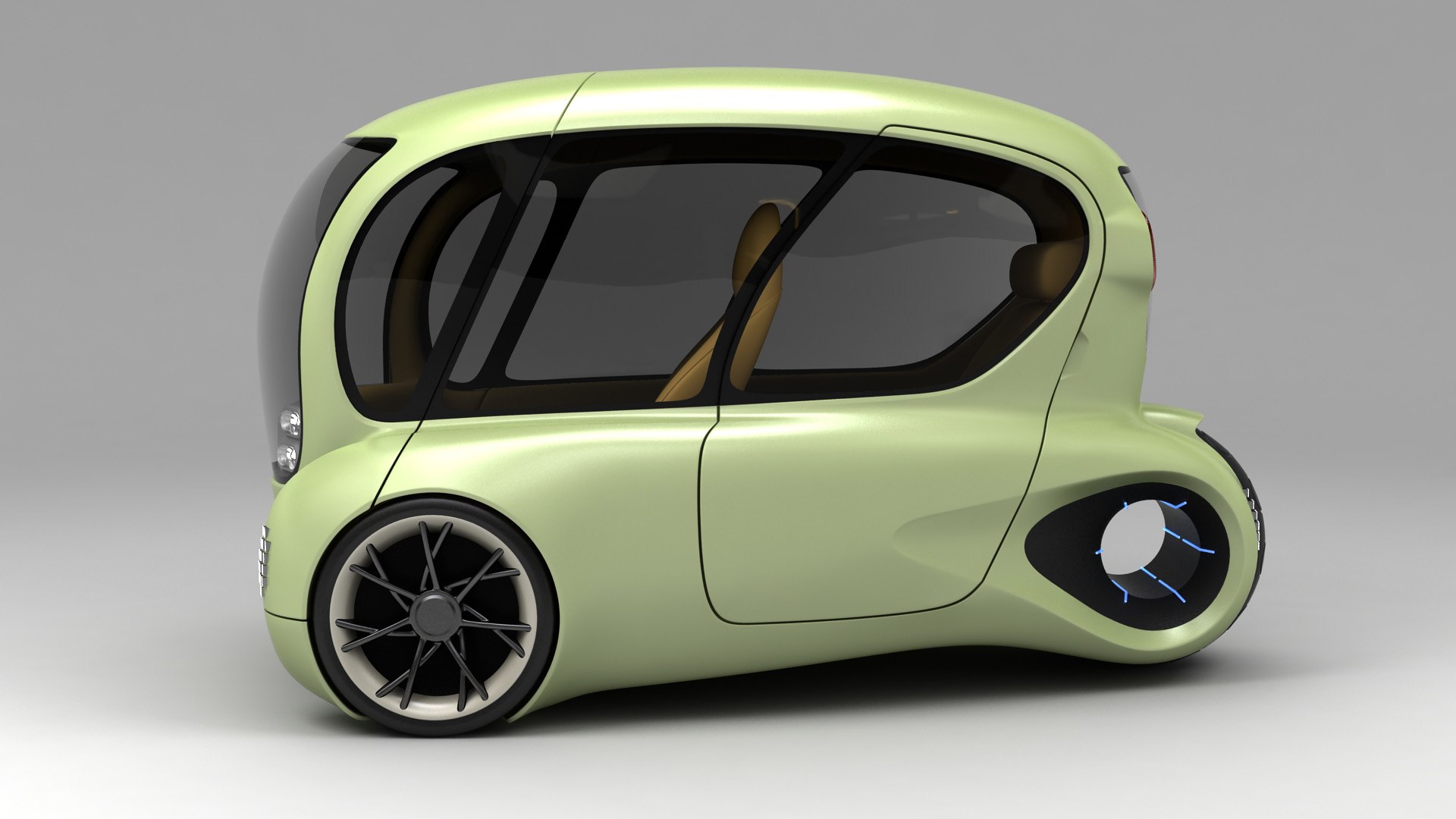 Bemo Tricycle Car 3D Model - TurboSquid 1437877
