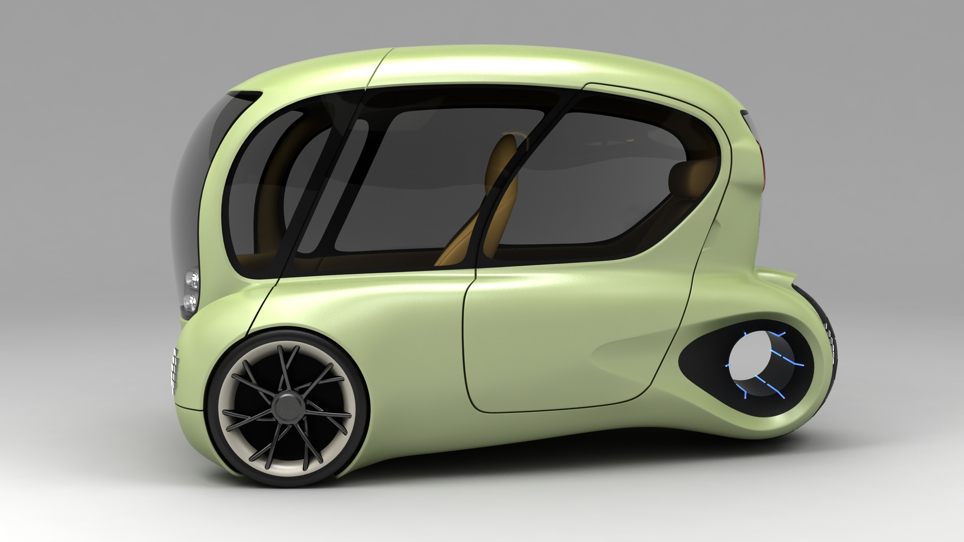 Bemo Tricycle Car 3D Model - TurboSquid 1437877