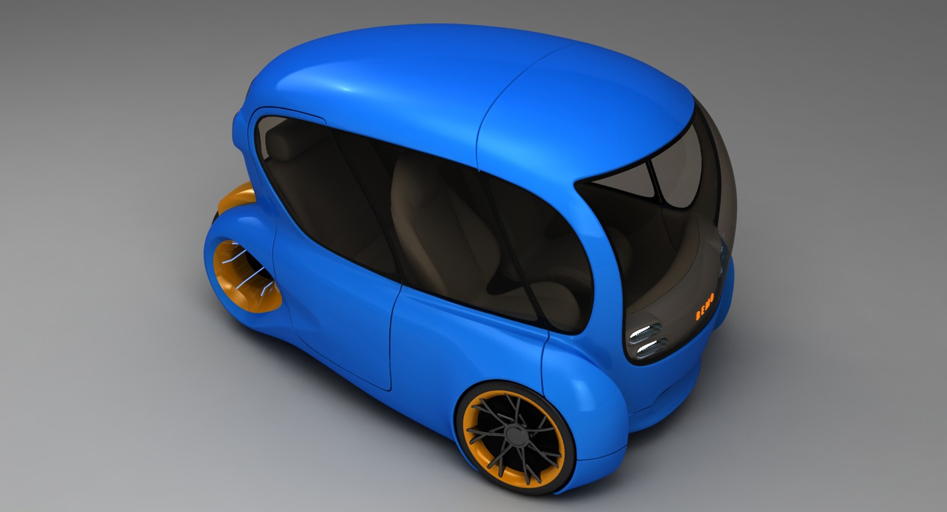 Bemo Tricycle Car 3D Model - TurboSquid 1437877