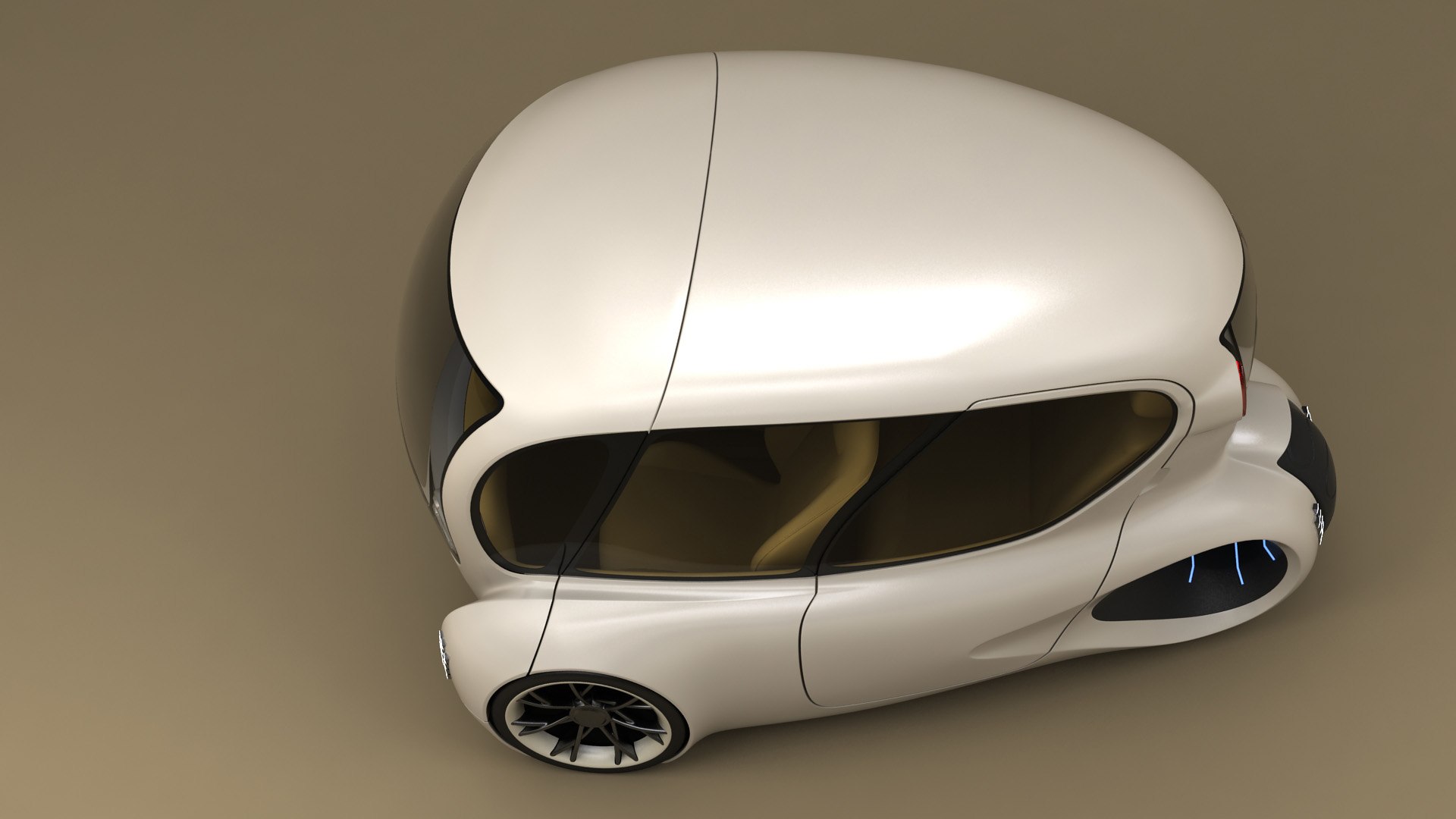 Bemo Tricycle Car 3D Model - TurboSquid 1437877