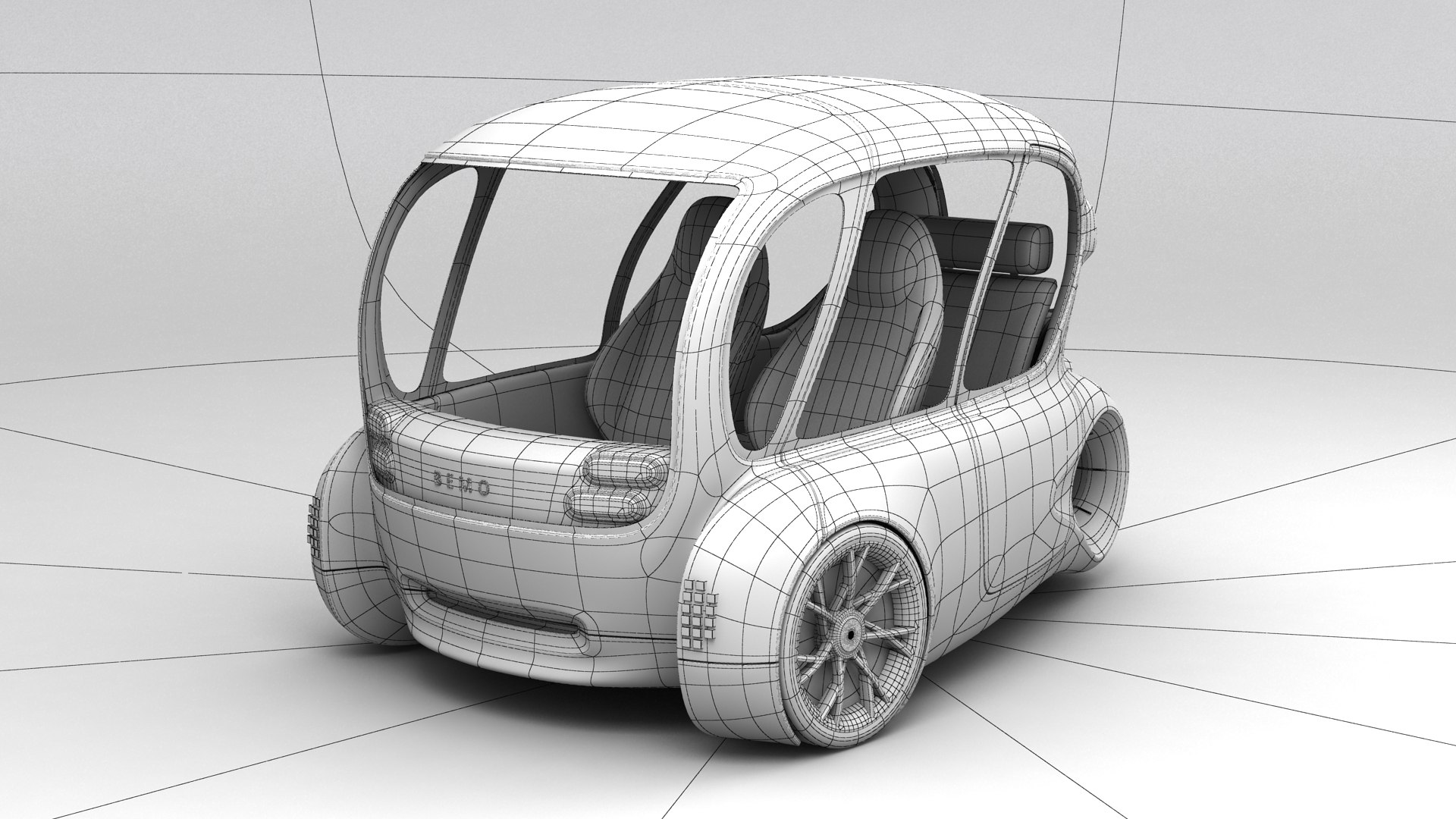 Bemo Tricycle Car 3D Model - TurboSquid 1437877