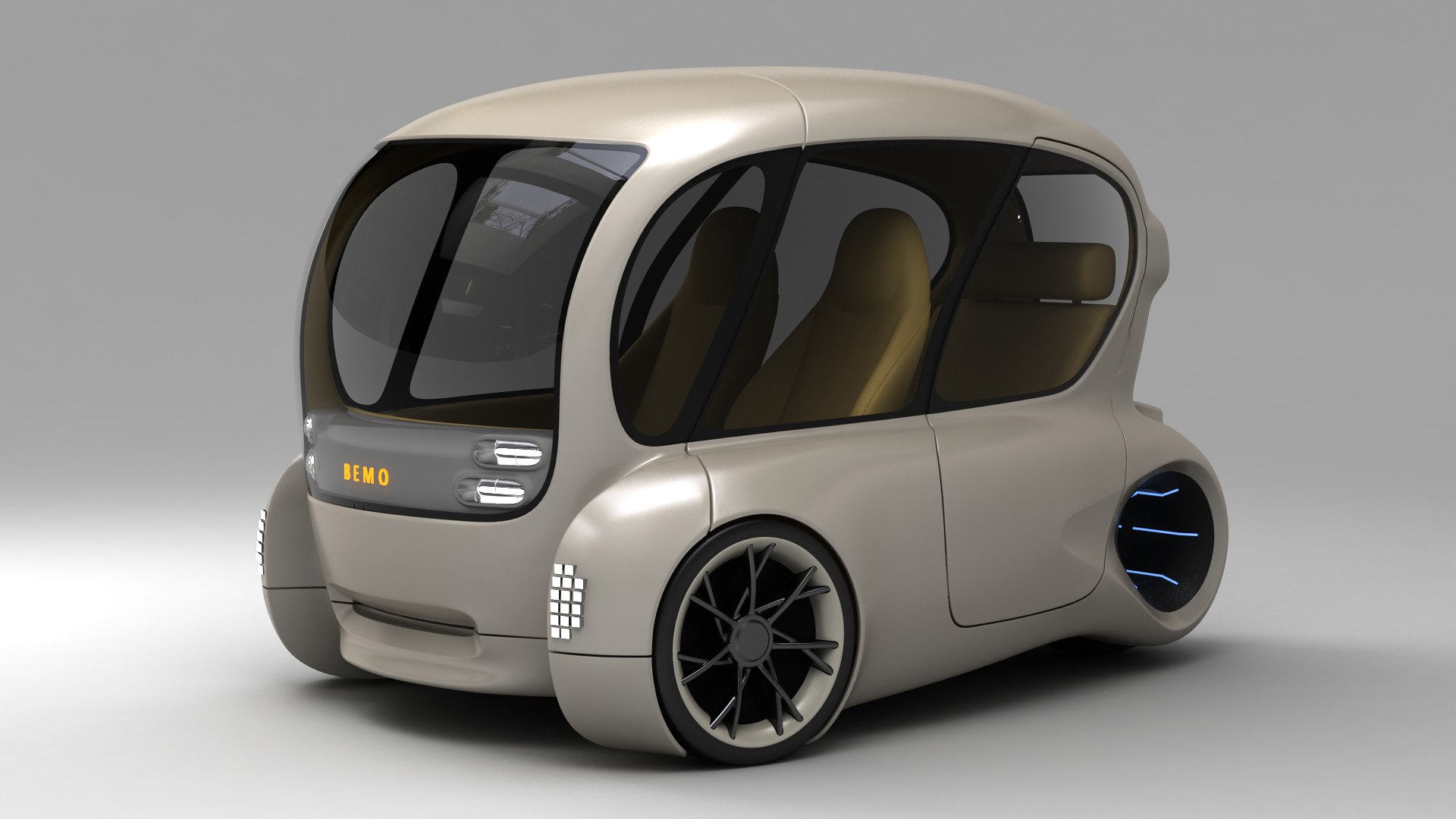 Bemo Tricycle Car 3D Model - TurboSquid 1437877