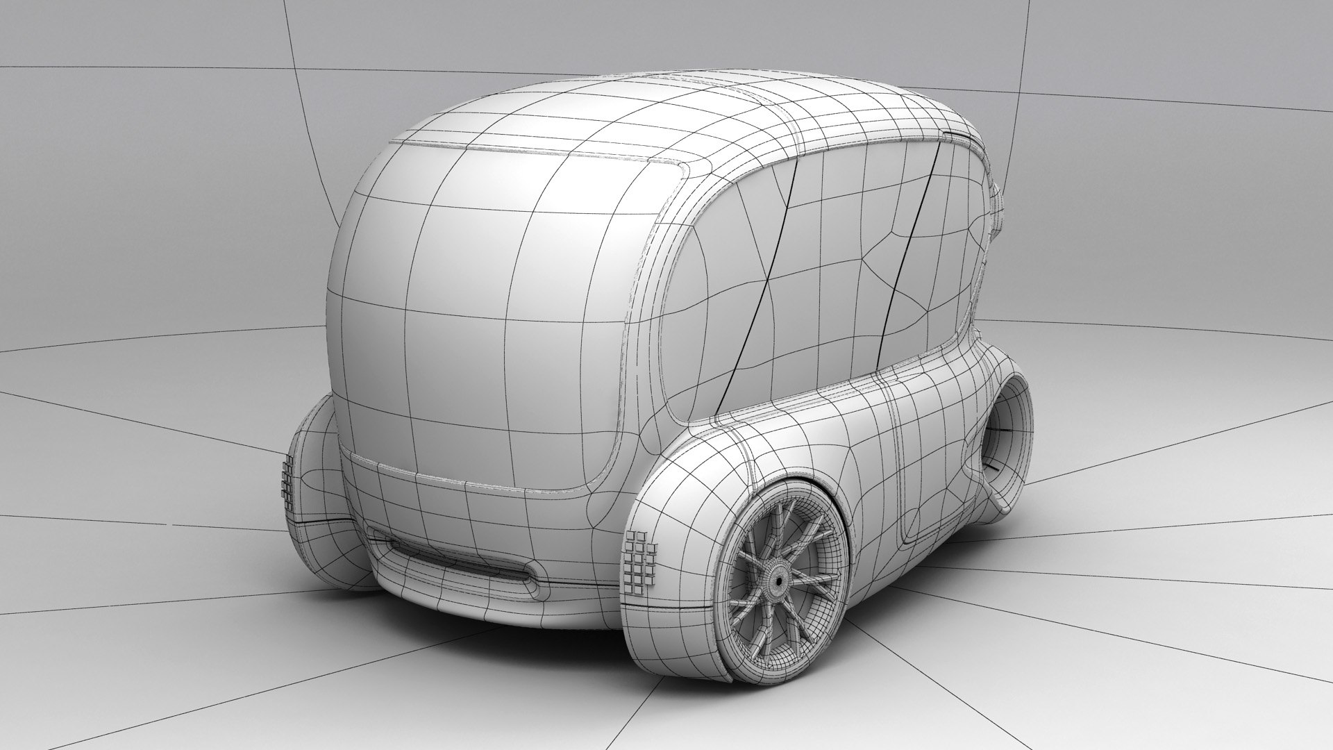 Bemo Tricycle Car 3D Model - TurboSquid 1437877