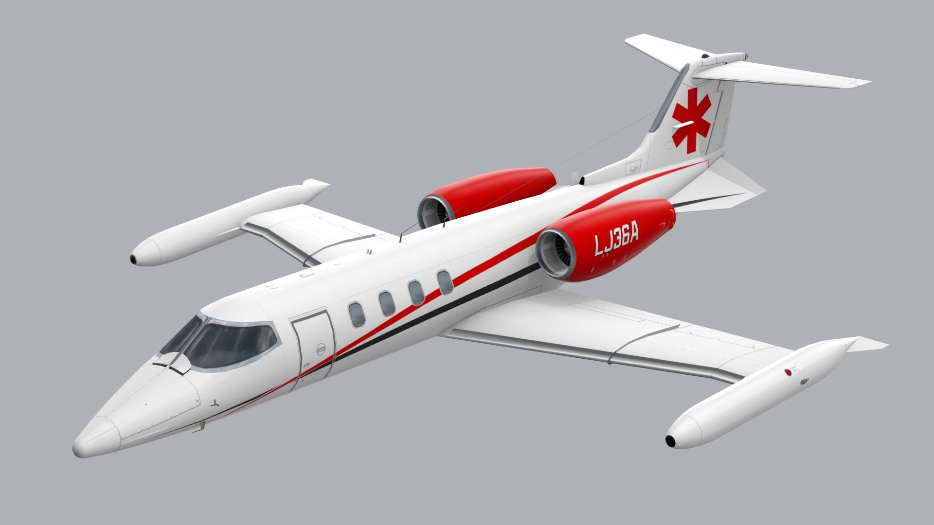 3D Learjet 36 - TurboSquid 2218269