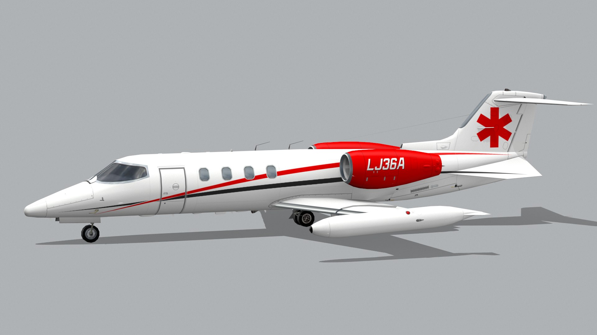 3D Learjet 36 - TurboSquid 2218269