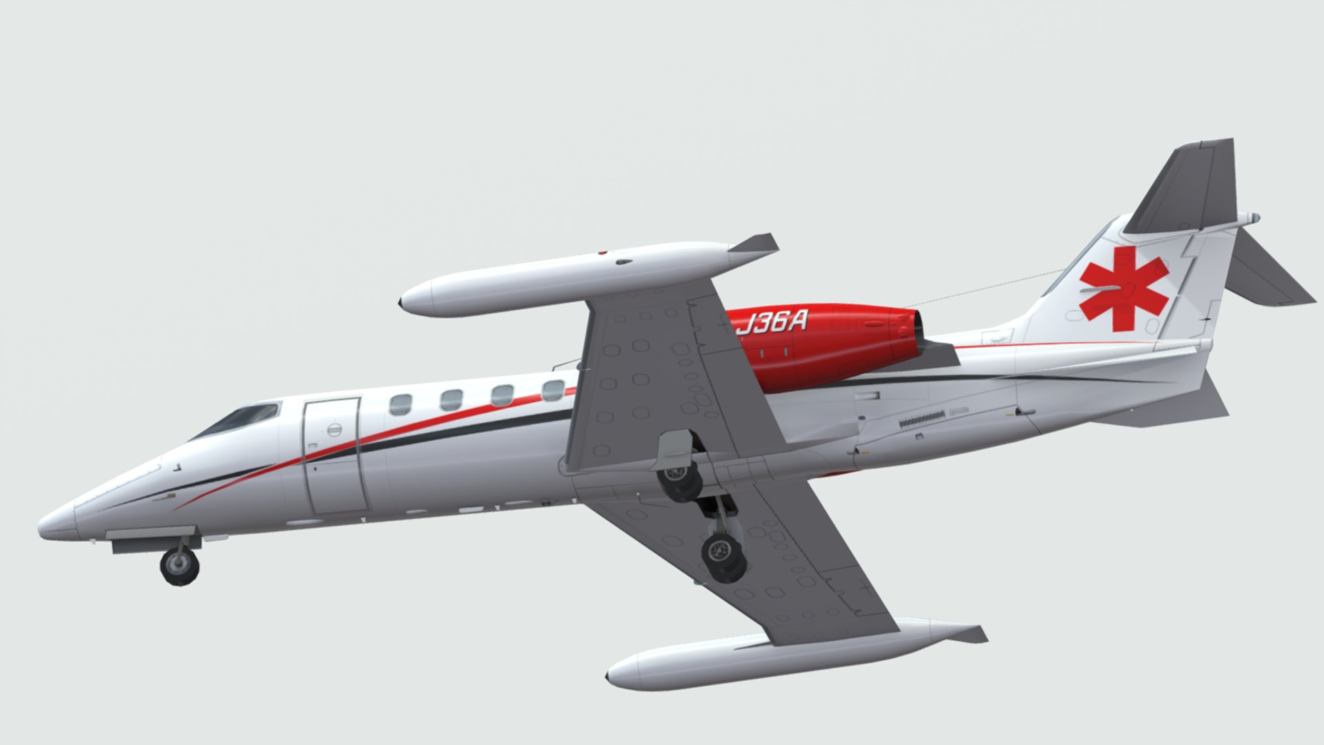 3D Learjet 36 - TurboSquid 2218269