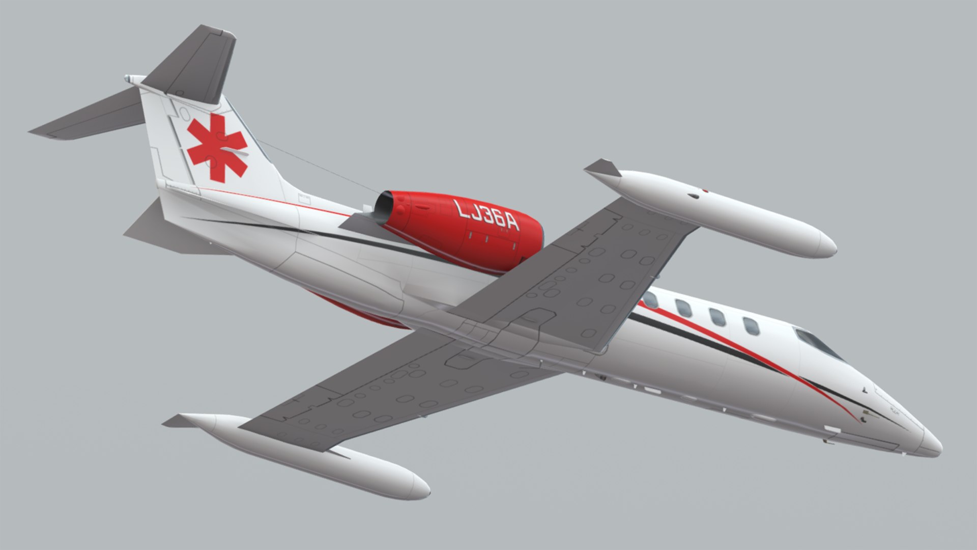 3D Learjet 36 - TurboSquid 2218269