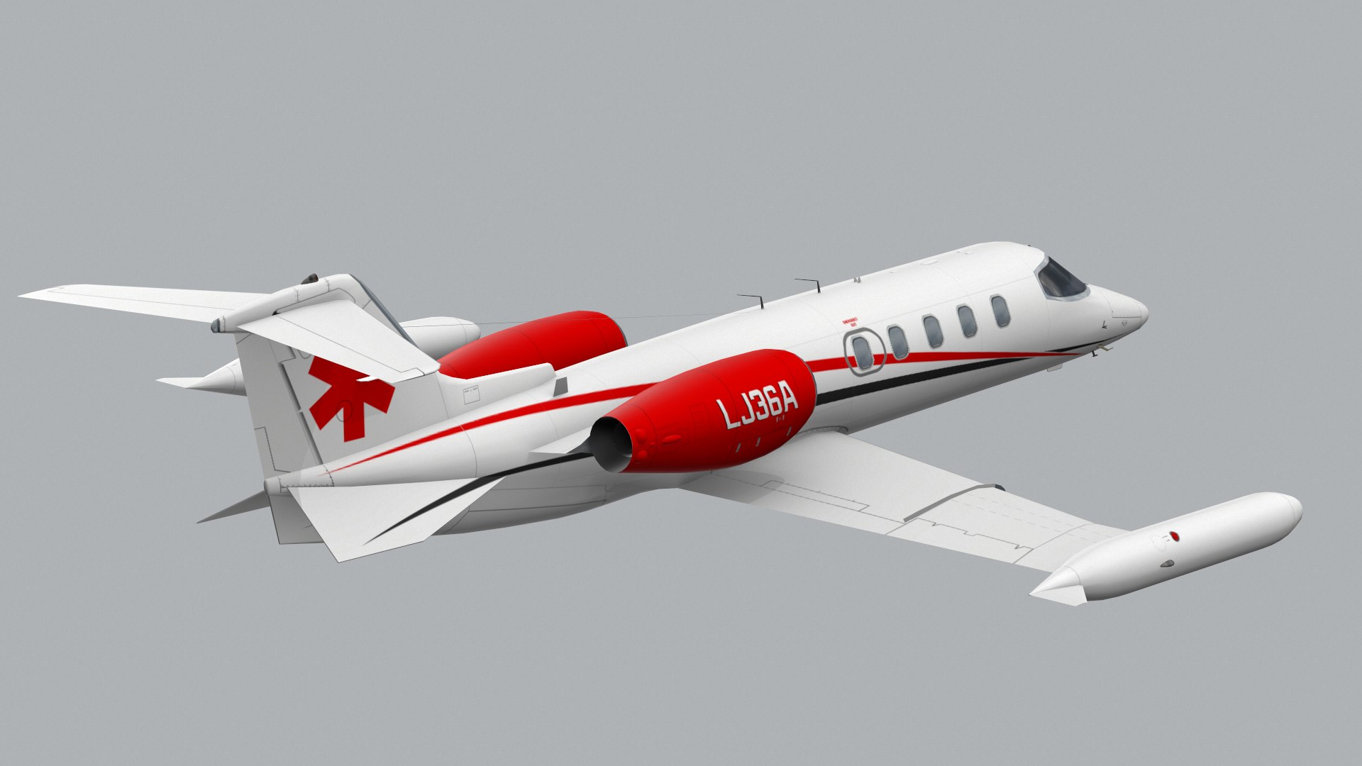3D Learjet 36 - TurboSquid 2218269