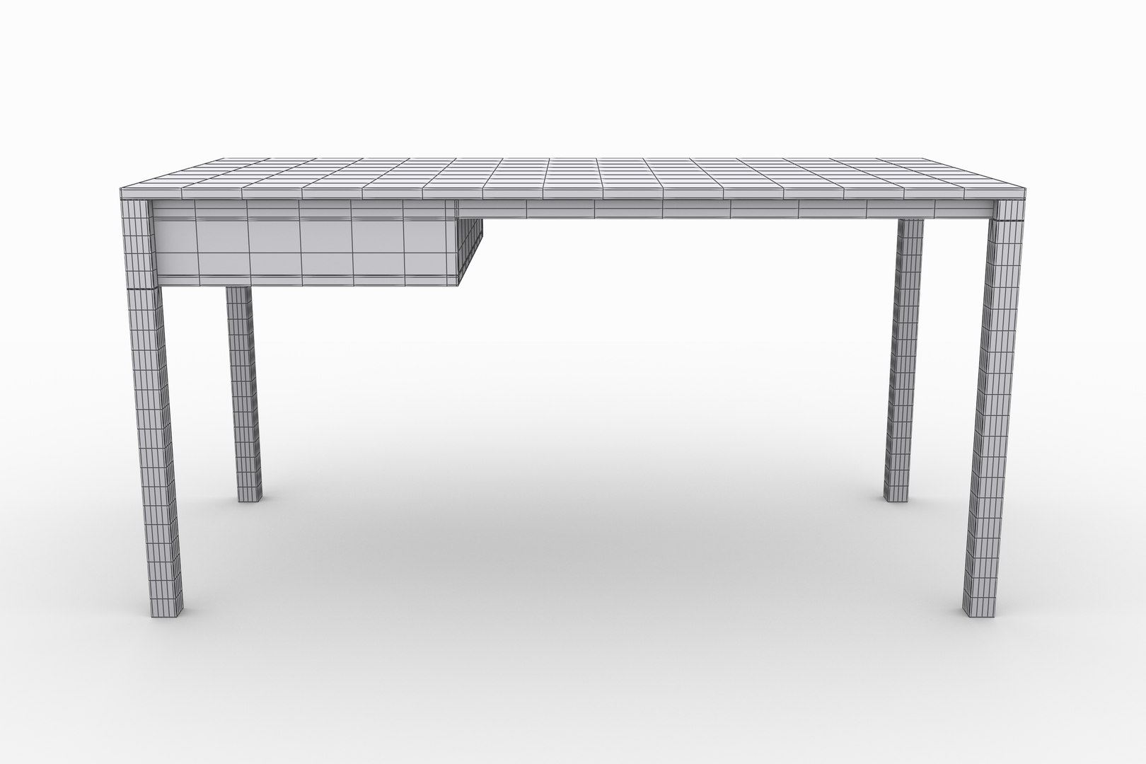 Contemporary Office Desk 3D Model - TurboSquid 1454757