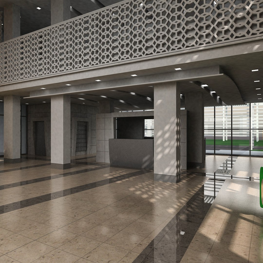 3d Model Hall Interior