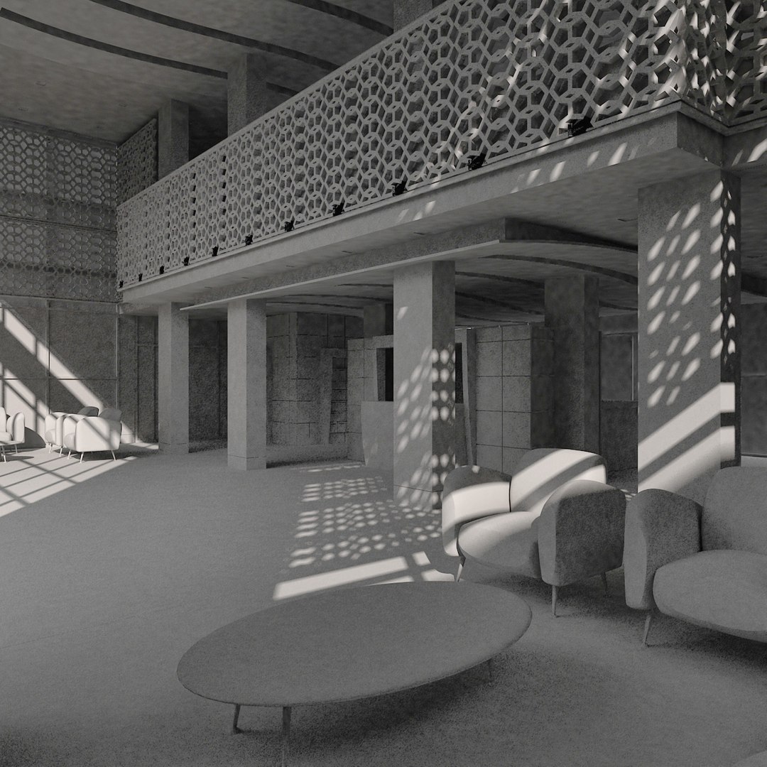 3d Model Hall Interior