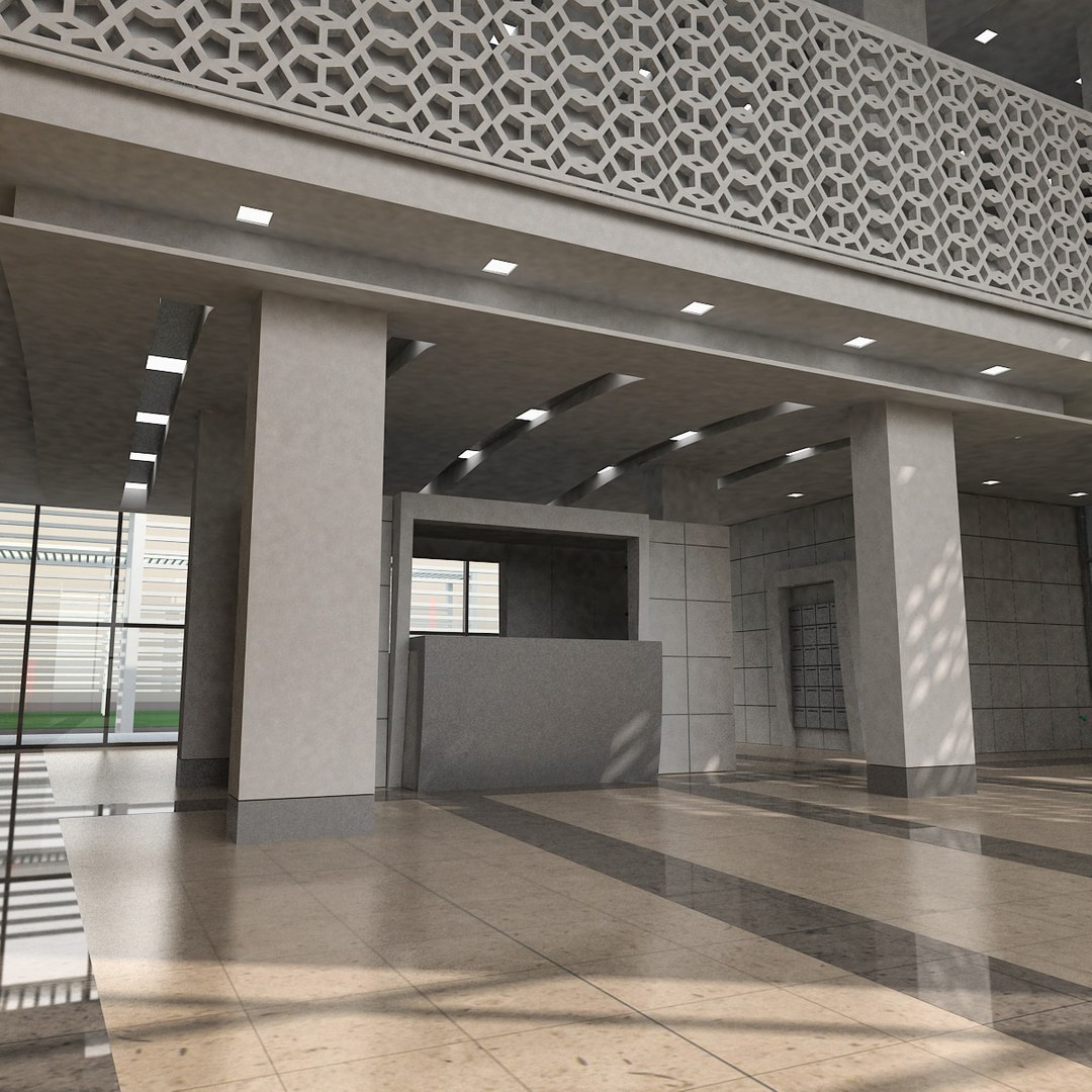 3d Model Hall Interior